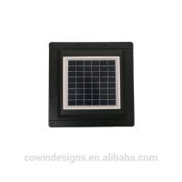 China ABS 8W 12v Solar Powered Roof Ventilator With Black Color / Customized Color for sale