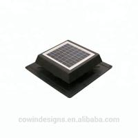 China 8W 8 Inch Heat Exhaust Solar Powered Roof Ventilation Fans With Output Capacity 200cfm for sale