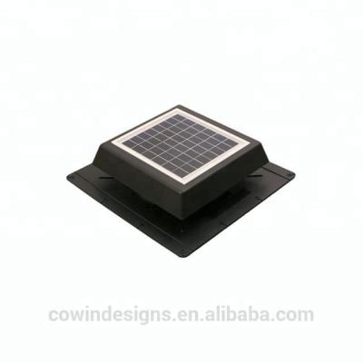 China 8W 8 Inch Heat Exhaust Solar Powered Roof Ventilation Fans With Output Capacity 200cfm for sale