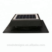 China 8W 8 Inch Heat Exhaust Solar Powered Roof Ventilation Fans With Output Capacity 200cfm for sale