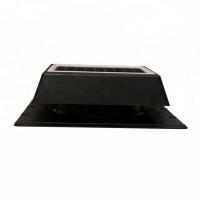 China 10W8IN ABS Solar Powered Roof Ventilator Fan with Storage Battery for sale