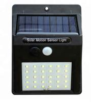 China 3.7v ABS 30 Leds Solar Powered Outdoor Lights With Motion Detector For Backyard for sale