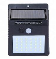 China 3.7v ABS 30 Leds Solar Powered Outdoor Lights With Motion Detector For Backyard for sale