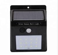 China 12 Leds Solar Sensor Wall Light IP65 Protection With 3.7V Working Voltage for sale