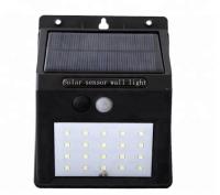 China 20 Leds Motion Sensor LED Stair Outdoor Wall Light with 6v Solar Panel for sale