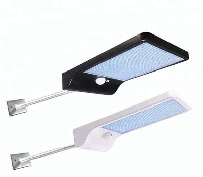 China ABS+Stainless 36 Leds Solar Motion Sensor LED Door Wall Light with Pole for sale