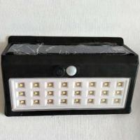 China 24 Leds Motion Sensor LED Outdoor Garden Wall Light with Li-ion Battery for sale