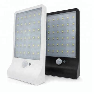 China 36 Leds Solar Motion Sensor LED Door Wall Light with 2 Colors for sale