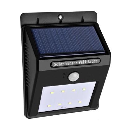 China 80 lumens Solar Sensor Wall Light with 8LEDS with Rechargeable Li-ion Battery for sale