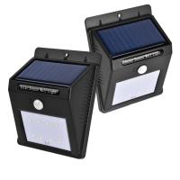 China 80 lumens Solar Sensor Wall Light with 8LEDS with Rechargeable Li-ion Battery for sale