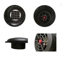 China Matte Black Solar RV Vent Fan , Solar Powered Exhaust Fan Anti UV ABS Body Material for sale