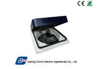 China Remote Control Solar Powered Trailer Vent Fan 12V With 1100 CFM Air Flow for sale