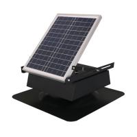 China Adjustable 30 Watt Solar Panel Attic Fan With Stainless Steel Body Material for sale