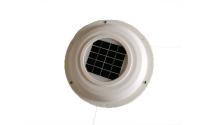China 4.5 Inch Blade White Color Solar Vent Fan Mini Size Solar Powered Ventilation Fan for sale