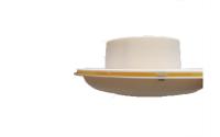 China White Solar RV Vent Fan 3000rpm Rotation Rate 250CFM Max Output Capacity for sale