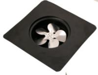 China Rechargeable Battery Solar Powered Attic Vent Fan Shielded DC Brush Motor for sale