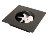 China 12V Aluminum Solar Powered Roof Vent Fan , 8W Solar Powered Attic Ventilation Fans for sale