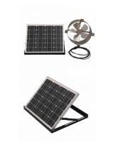 China 25W 12IN Roof Top Ventilation Fan Wall Mounted Wall Gable Solar Attic Fan Air Vent for sale