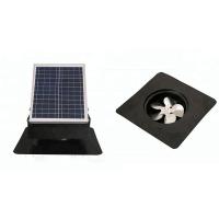 China Roof Mounted Solar Attic Vent Fan 1600 CFM Vent Ventilator Air With Battery for sale