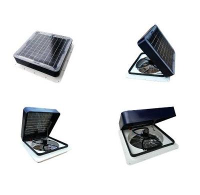 China Durable Solar Powered Basement Ventilation Fan For RV And Air Conditioning for sale