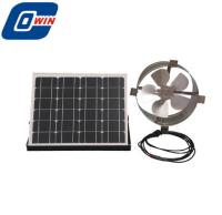 China 25 Watt Air Conditioning Solar Vent Fan With 12V Brushless DC Motor For Home Use for sale