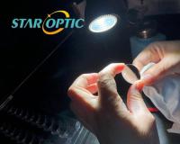 China Plastic Soldering Optical Glass Lenses for 915nm Design Wavelength Black Anodized Aluminum Mount for sale