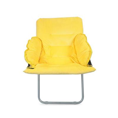China Single Folding Outdoor Indoor Luxury High Quality Cotton Padded Steel Folding Chairs With Handle for sale