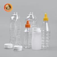 China Flip Top Plastic Squeeze Sauce Bottle For Syrup 250ml 500ml for sale