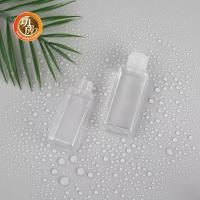 China OEM Mini Plastic Sanitizer Bottle PCR PLA Travel Size Hand Sanitizer Bottle With Silicone Holder for sale