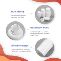 China PE Medicine Pill Bottles With Screw Cap 120ml 150ml HDPE Capsule Bottle for sale