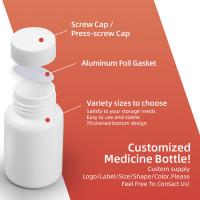 China PE Medicine Pill Bottles With Screw Cap 120ml 150ml HDPE Capsule Bottle for sale