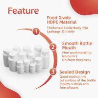 China PE Medicine Pill Bottles With Screw Cap 120ml 150ml HDPE Capsule Bottle for sale