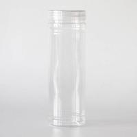China Transparent PET Candy Cookie Jar 450ml 500ml Plastic Candy Jars With Lids for sale