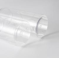 China Custom PET Clear Plastic Candy Containers With Aluminum Lid Recyclable for sale
