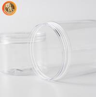 China 100ml 200ml 300ml Empty Clear Pet Candy Cookie Jar Food Grade for sale