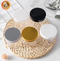 China 100ml 200ml 300ml Empty Clear Pet Candy Cookie Jar Food Grade for sale