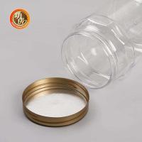 China Empty Wide Mouth Plastic Jam Bottle 87mm Round Pet Food Jar for sale