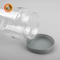 China Food Grade Clear Plastic Jam Bottle 500ml 2000ml Pet Cookie Jar for sale