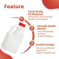 China Pe Plastic Edible Oil Bottle Seasonings Food Packaging Bottle With Lid for sale