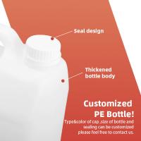 China Rectangle Hdpe Plastic Cooking Oil Bottle Food Grade peanut oil bottle for sale