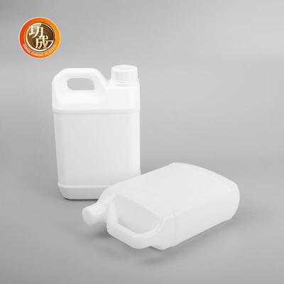 China Empty Thickened PE Chemical Plastic Water Bottle With Handle for sale