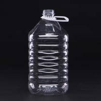 China OEM Clear Pet Plastic Condiment Bottles 250ml 500ml 1l Cooking Oil Container Plastic for sale