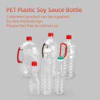 China Edible Oil Soy Sauce Plastic Bottle 500ml PET Cooking Oil Bottles for sale