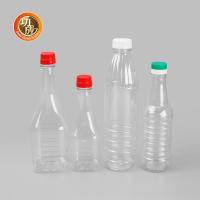 China Customized Transparent PET Cooking Oil Plastic Bottle 500ml for sale