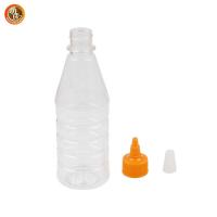 China Reusable Plastic Squeeze Sauce Bottle BPA Free Condiment Squeeze Bottle for sale
