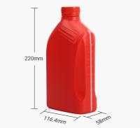 China Empty 1L Lubricant Car Oil Container Engine Oil Packaging Bottle for sale