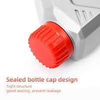 China HDPE Engine Oil Empty Bottle Red Blue Gasoline Fuel Bottle for sale