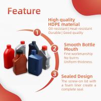 China PE Antifreeze 1L Lubricating Oil Engine Oil Plastic Bottle Anti Theft Cover for sale
