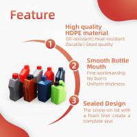 China 1500ml 2000ml HDPE Motor Oil Bottles With Lids Engine Oil Canister for sale