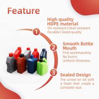 China HDPE 2 Liter Motor Oil Jugs Plastic Lubricant Oil Bottle for sale